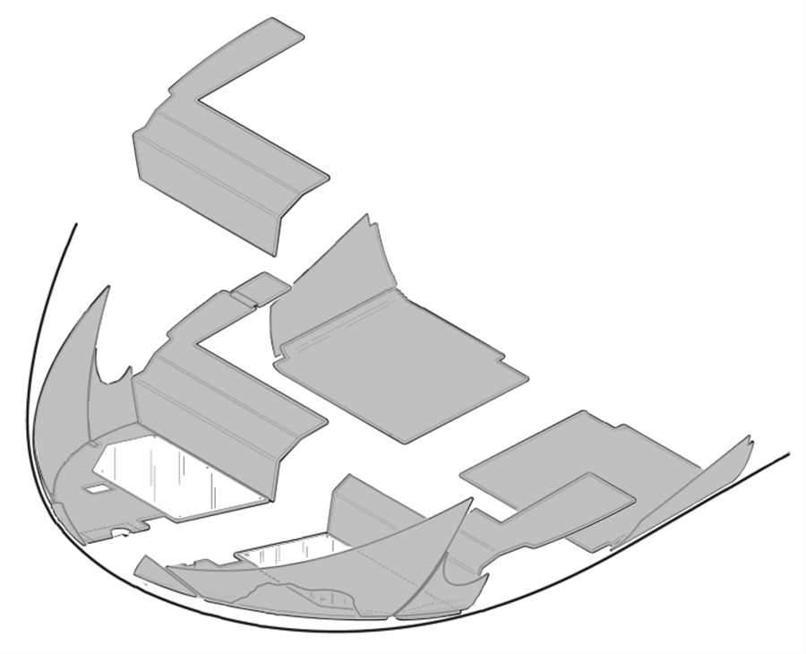 R66, Flooring, full set