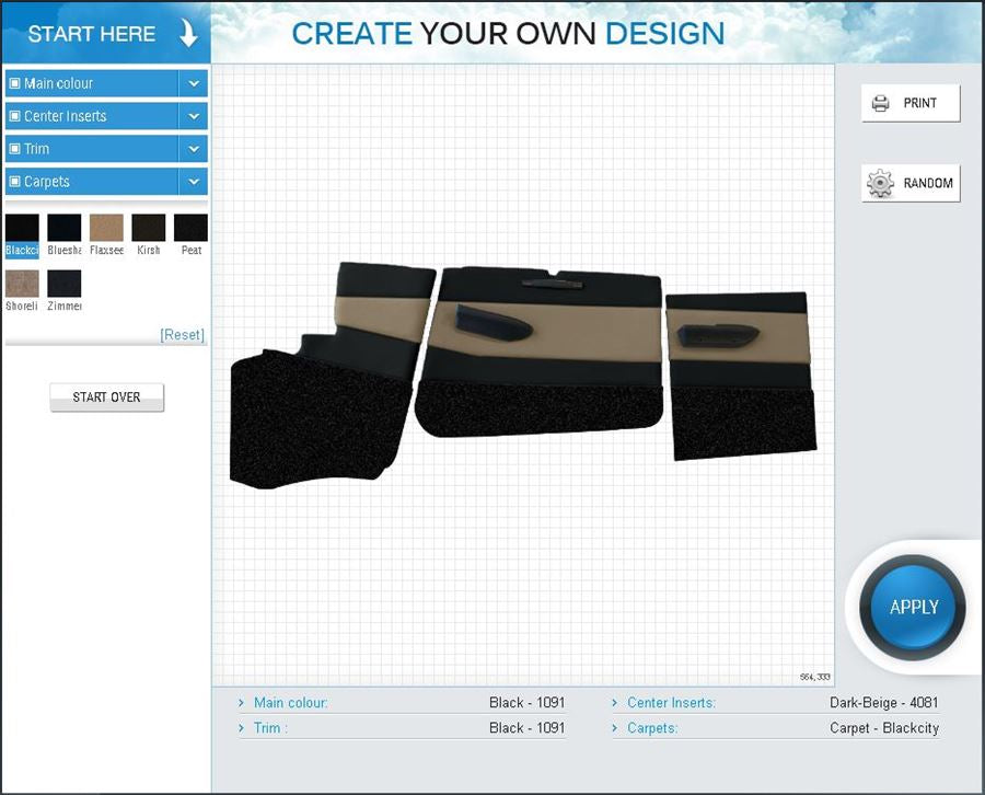 C172 Sidewall Trim Panels
