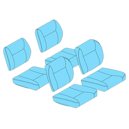R44 Seat Assemblies, Generation II